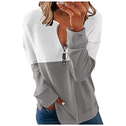 Ladies Casual Loose Printing Tops Round Neck Drop Shoulder Sweatshirts Fashion Long Sleeve Pullover
