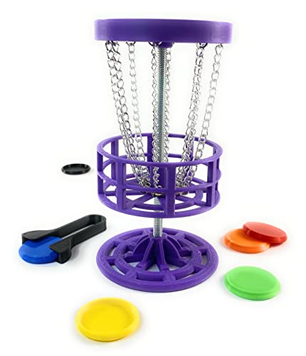 Mini Golf - Mini Disc Golf - Table Top Game - 3D Printed - Drinking Game - Mini Frisbee - Trophy Game - Table Golf - Man Cave Decor