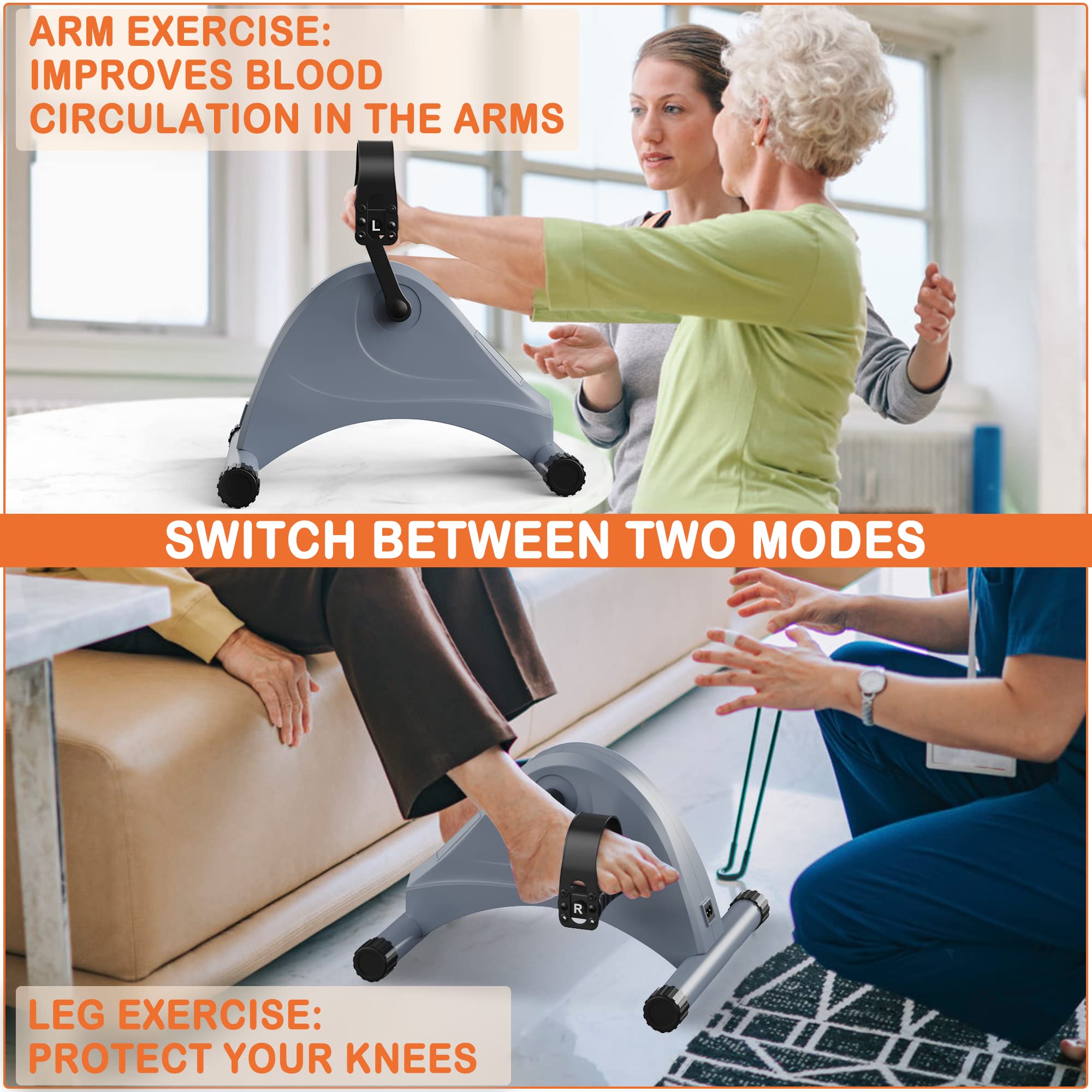 iHomey Motorized Mini Exercise Bike
