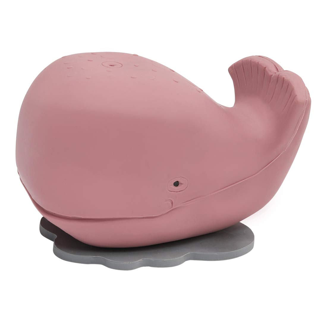 HEVEA Ingeborg The Whale Bath Toy. Upcycled Rubber, Plant Based, Plastic-Free, Eco-Friendly & BPA-Free