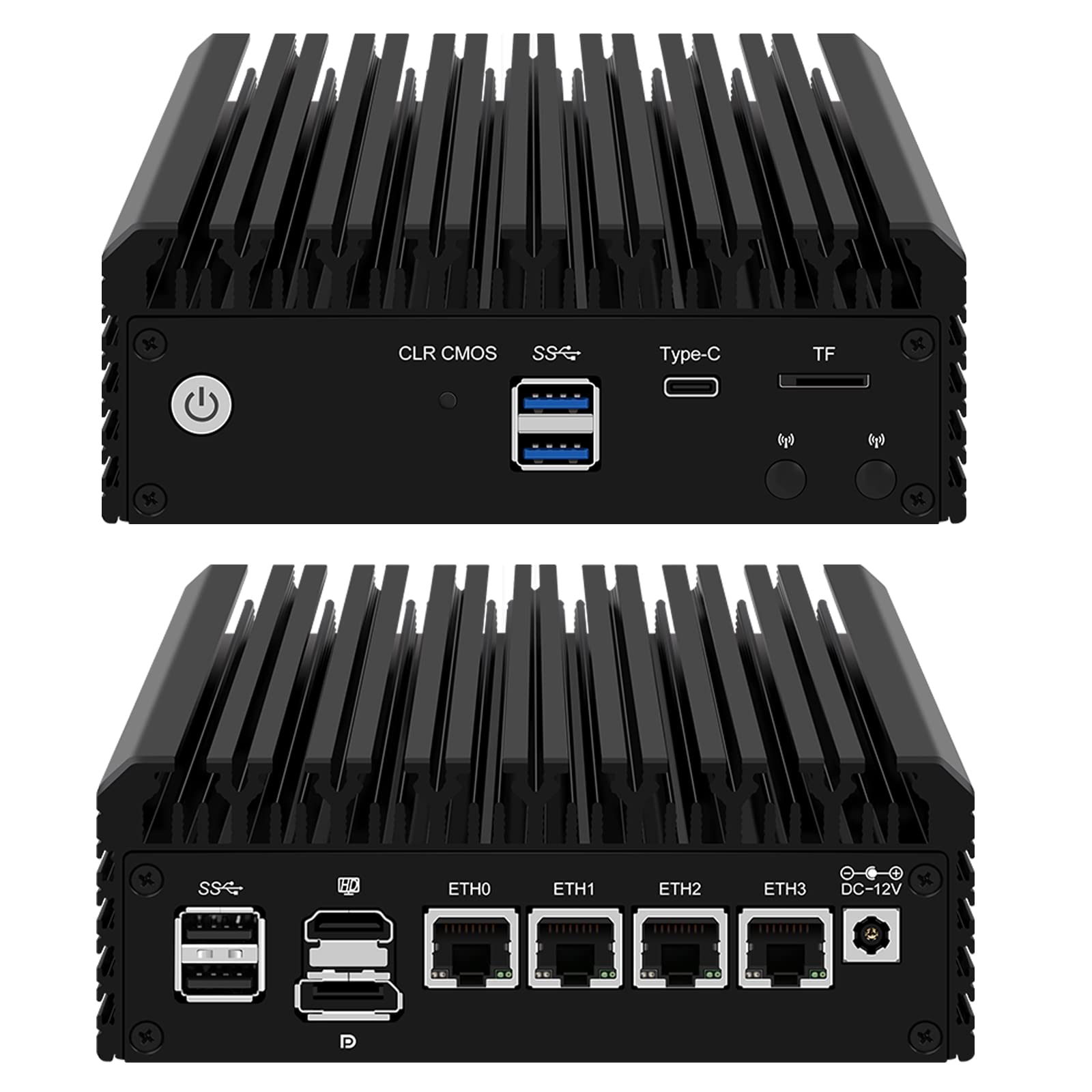MOGINSOK 2.5GbE Linux Firewall Micro Appliance Celeron N5105 4xIntel I226 Nic Firewall Router PC 8GB DDR4 128GB M.2 NVMe SSD AES-NI