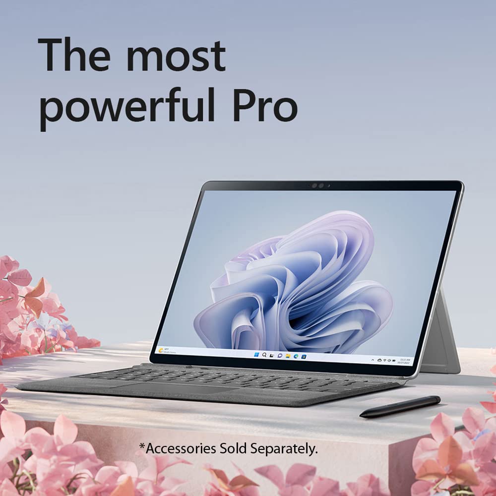 Microsoft QKI-00001 Surface Pro 9 13" Touch Tablet, Intel i7, 16GB/1TB, Platinum Bundle Surface Dock 2 and 1 YR CPS Enhanced Protection Pack