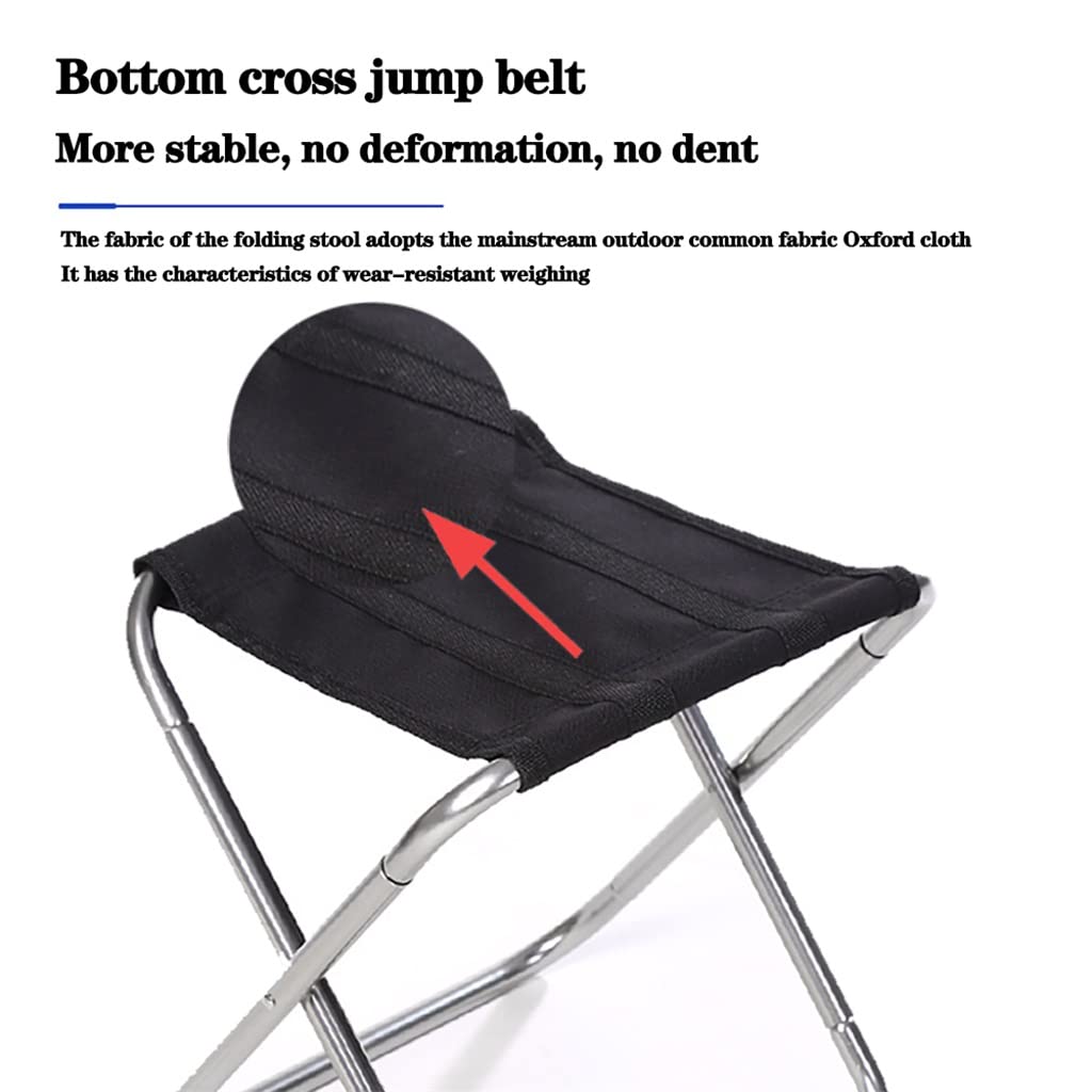 LMMDDP Folding Small Stool Bench Stool Portable Outdoor Mare Light Subway Train Travel Picnic Camping Fishing Chair Foldable