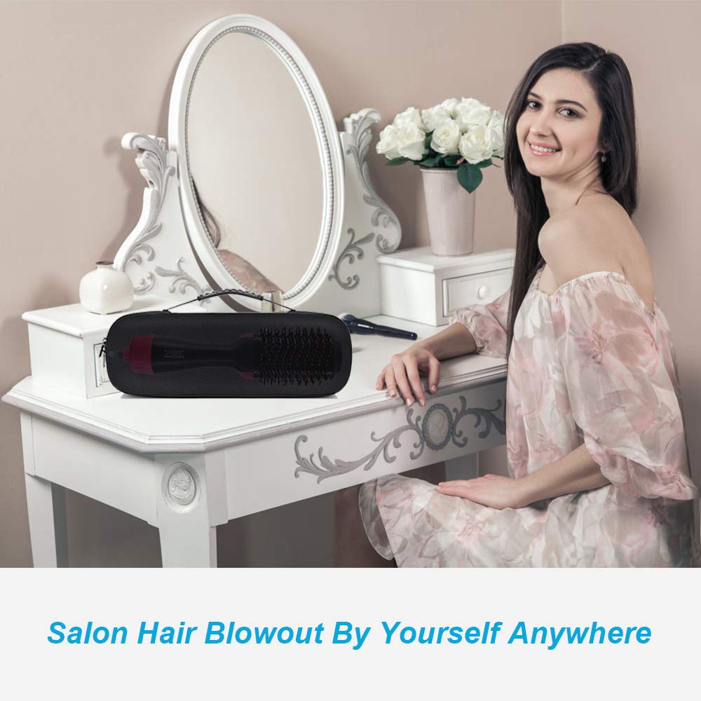 Hard Travel Case for Revlon Hair Dryer & Volumizer& Styler Carrying Case Black