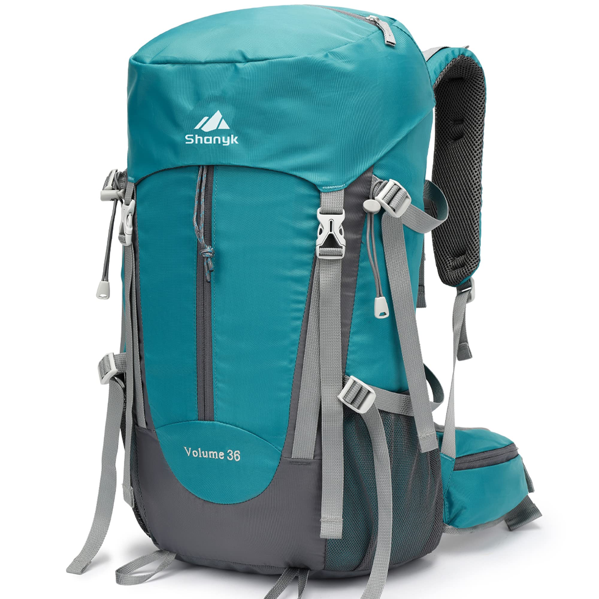 JEBATOXI 36L Waterproof Lightweight Hiking Backpack Daypack with Rain Cover for Backpacking Travel Climbing Camping Skiing