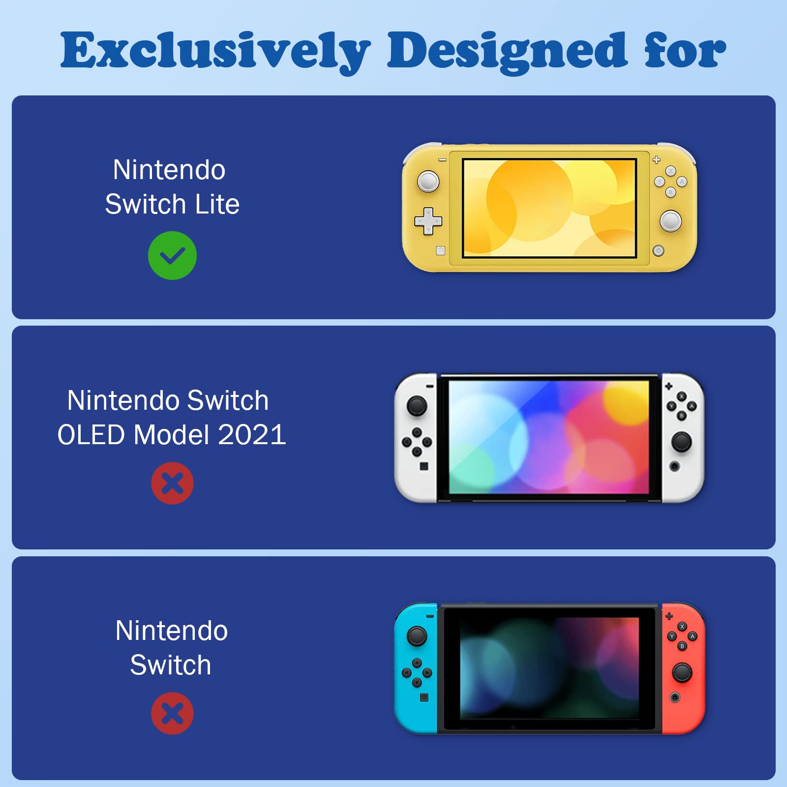 MoKo Carrying Case Compatible with Nintendo Switch Lite, Portable Protective Hard Shell Cover Travel Carrying Case Storage Bag with 10 Game Cartridge Holder & detachable Hand Strap, Luigi Green