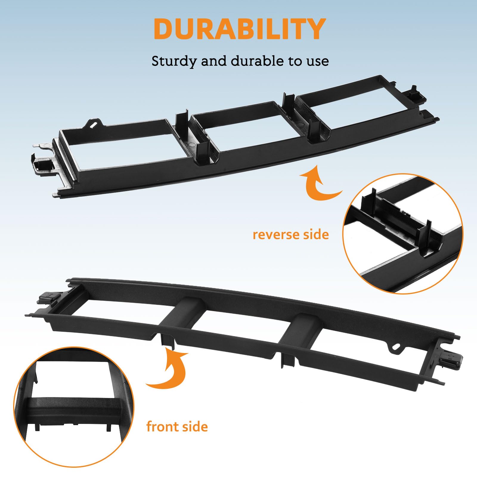 KARPAL Front Bumper Lower Center Cover Compatible With 2018-2020 Ford F-150 3.3L 5.0L JL3Z17B968AB