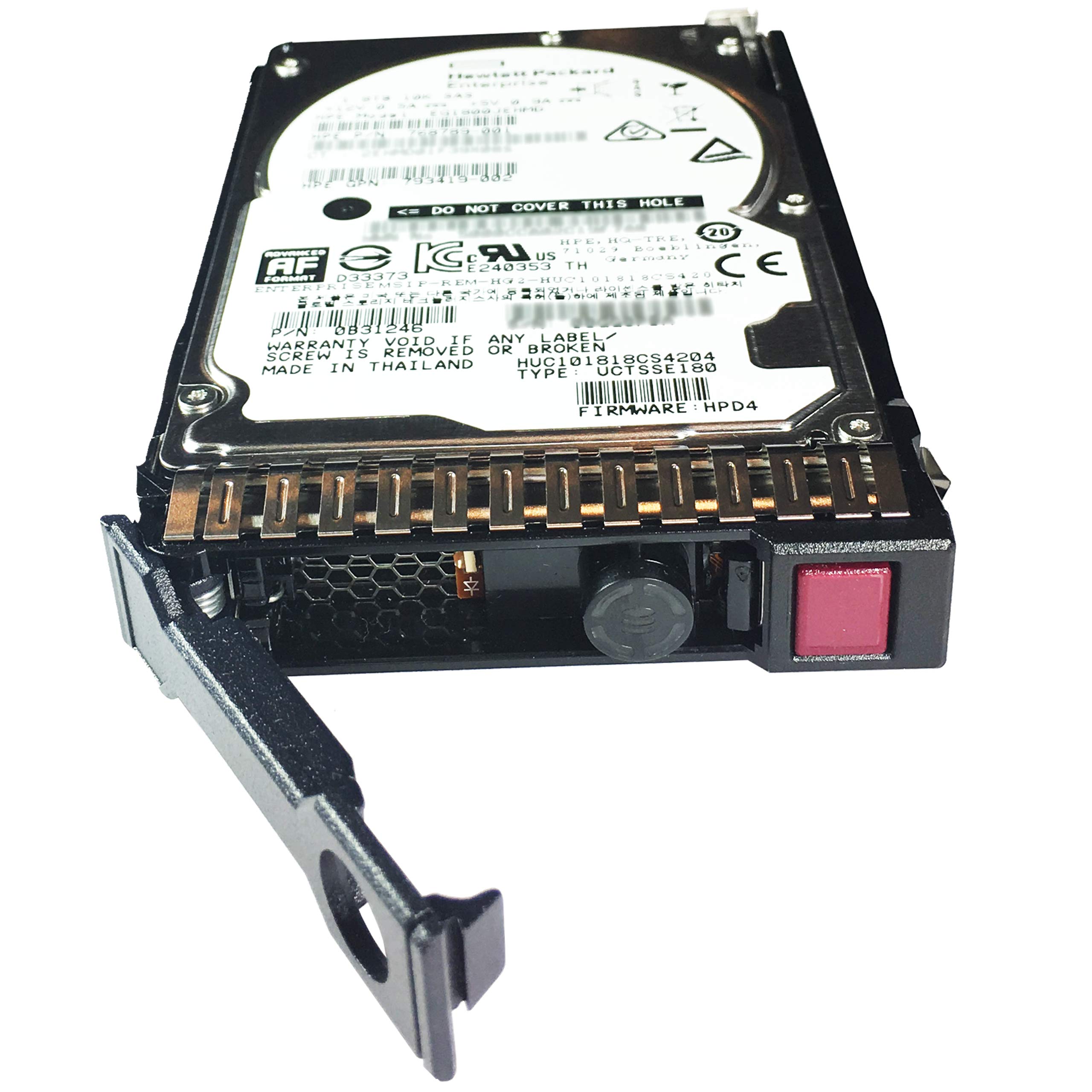 HPE 1.8TB EG1800JEHMD 768789-001 793419-002 HUC101818CS4204 0B31246 SAS 2.5" SFF