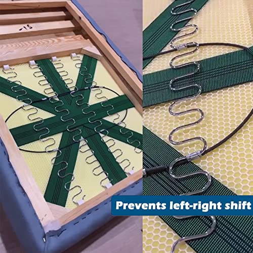 Kaupuar Upholstery Stay Wire for Sofa Furniture Springs Repair Kit ,40 Clips ,Each Section is 25 Inches Long *6 Pcs.