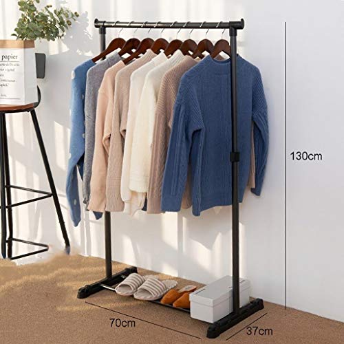 Hongseyijia Coat Racks Entrance Hall Coat Rack Organiser Tidy Rails Multi-Purpose Storage Shoe Bench Stand with Top Rod for Home Office Hallway Bedroom,Max Load Capacity:20kg