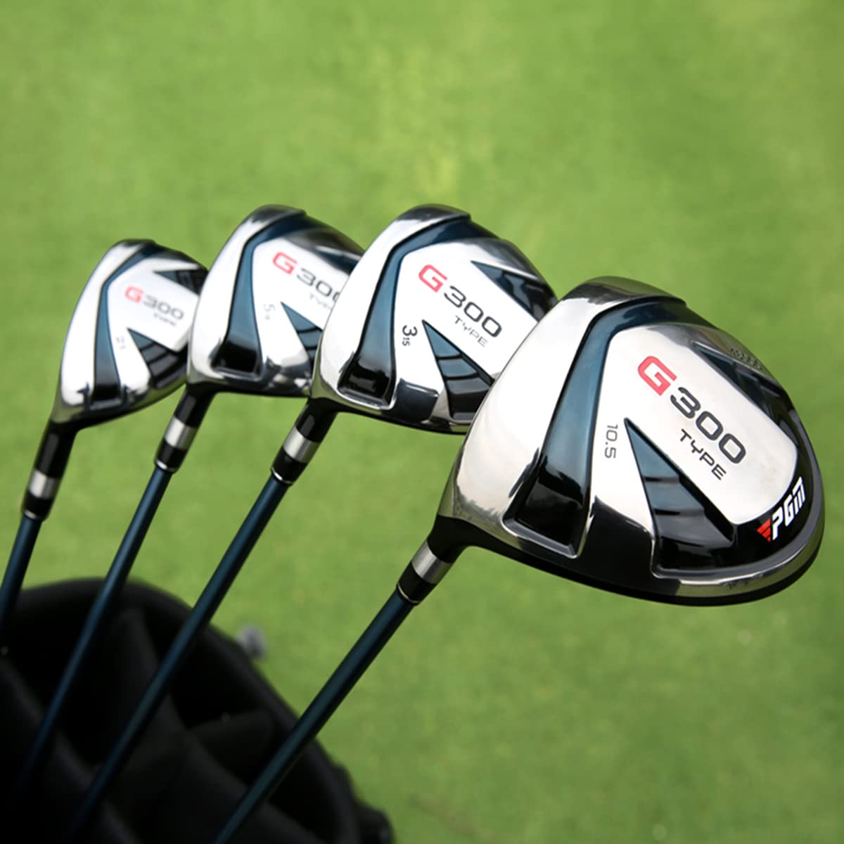 Men's & Women's Left Hand Complete Golf Club Set 18pc Golf Set,Golf Cart Bag