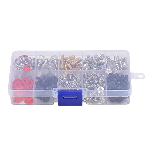 Ranen 360PCS Personal Computer Screw,Pc Case Screws,Motherboard Standoffs for Hard Drive Pc Case Motherboard Fan Graphic