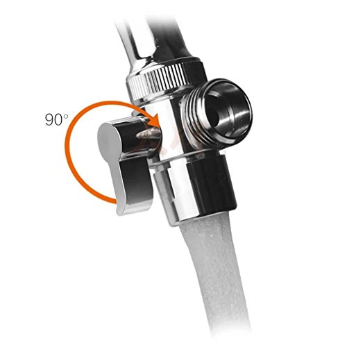 MissMin faucet to shower hose diverter to Dishwasher Snap,aerator quick connect to hand bidet and shower,for bathroom/kitchen sink