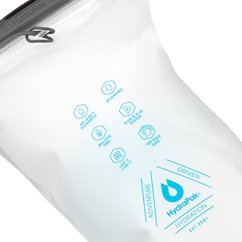 Ultimate Direction Water Reservoir, Hydration Bladder with Straw for Hiking, Running, Endurance Athletes, Made by Hydrapak, 1.5L-3.0L (2.0 Liters)