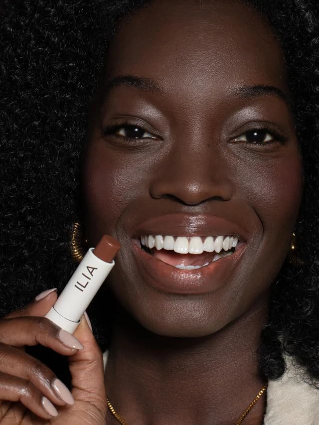 ILIA - Balmy Tint Hydrating Lip Balm | Non-Toxic, Cruelty-Free, Moisturizing + Sheer, Buildable Lip Color (Faded, 0.15 oz | 4.4 g)