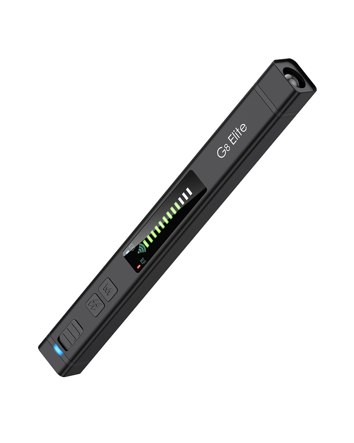 JEPWCO G8 Elite RF Detector, Portable Wireless Camera Detectors with 12 Levels Sensitivity, Bug Detector for Wireless Audio Bug Camera, 4 Professional Modes, Home Office Travel, Rectangle