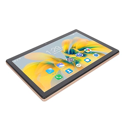HEEPDD HD Tablet, Gaming Tablet Dual Camera 7000mAh Battery 6GB RAM 128GB ROM 3 Card Slots 10.1 Inch FHD Octacore CPU (US Plug)