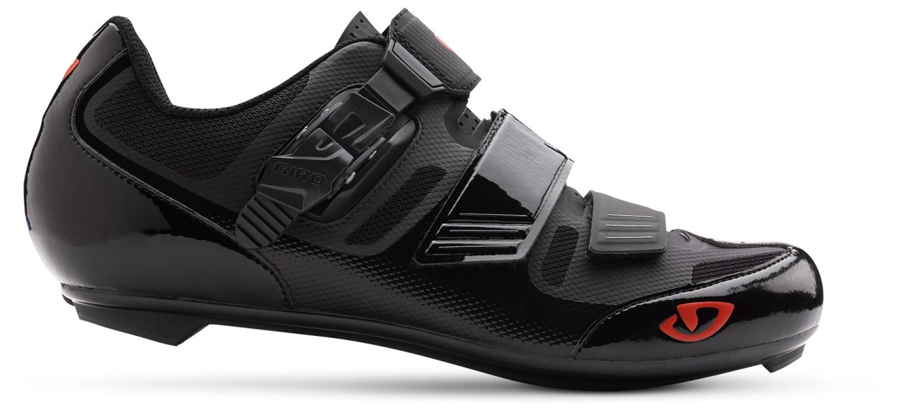 Giro Apeckx II HV Mens Road Cycling Shoe − 41.5, Black/Bright Red (2019)