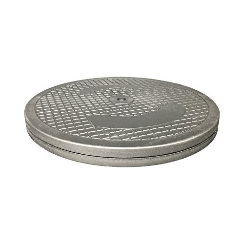 Mighty Mini Bonsai Tree Turntable 10" Base Stainless Steel High Quality Low Cost 200-Pound Capacity 360-Degree Rotation Allows Easy Pruning Or Great Bonsai Tree Displays