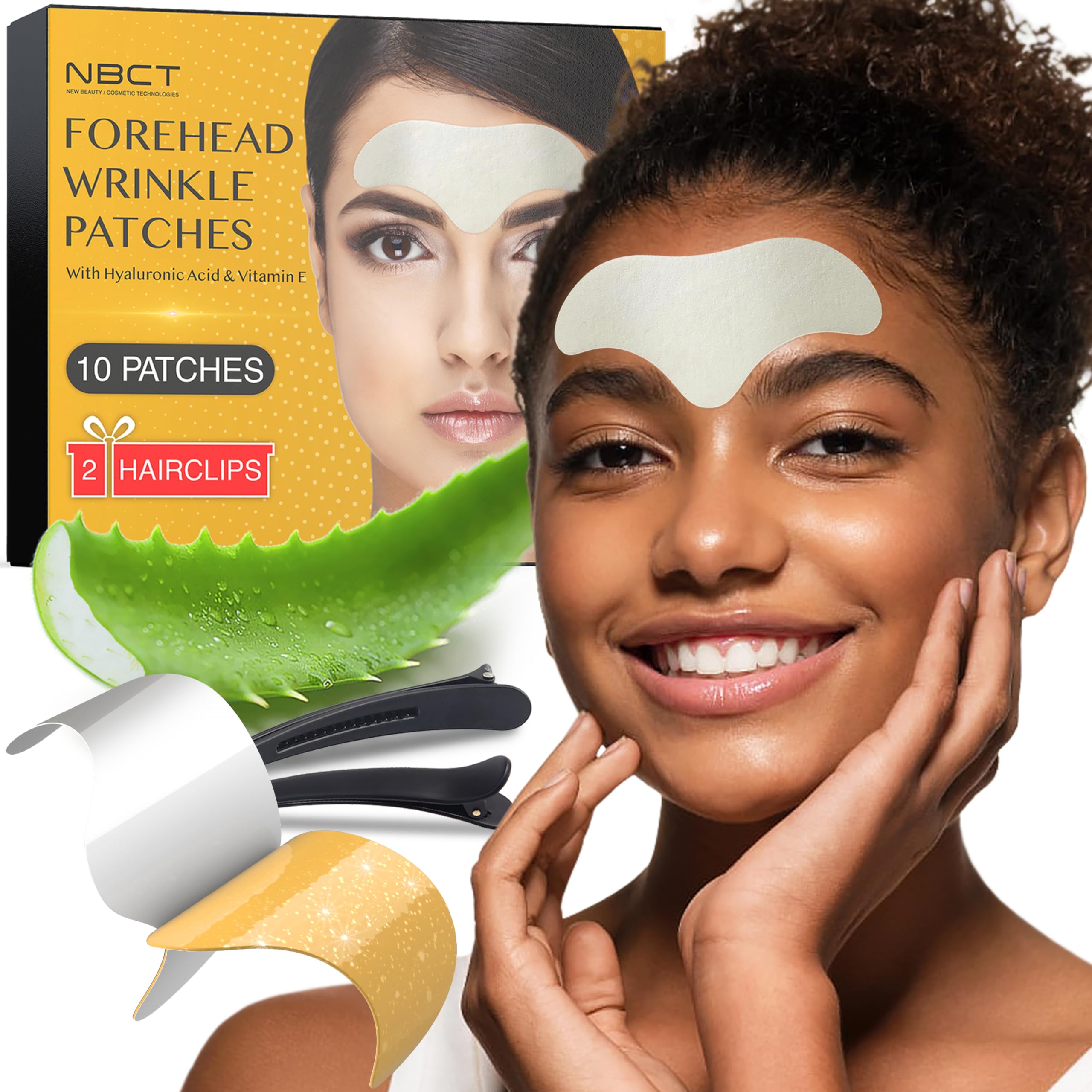 NBCT New Formula 2023! Smile Line Wrinkle Patches with Aloe Vera, Hyaluronic Acid and Vitamin E, Skin Safe & Botox Alternative