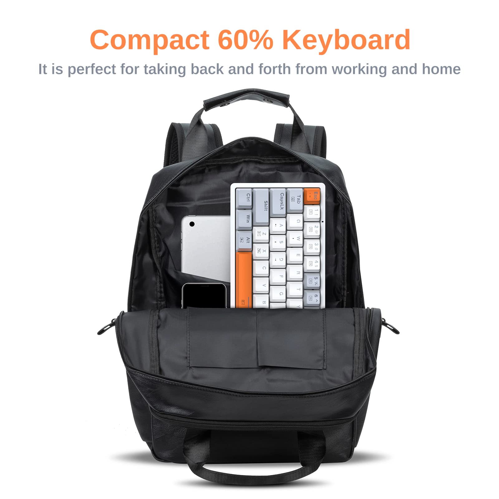 Redragon 60% Mechanical Gaming Keyboard RGB Backlit Ultra-Compact Hot-Swappable Red Switch, Fully Programmable Pro Software Supported, K642WGO-RGB