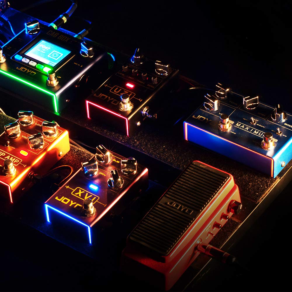 JOYO R-05 Maximum Overdrive Dual Channel Pedal Bundle with JP-03 9V 2A Pedal Power Supply