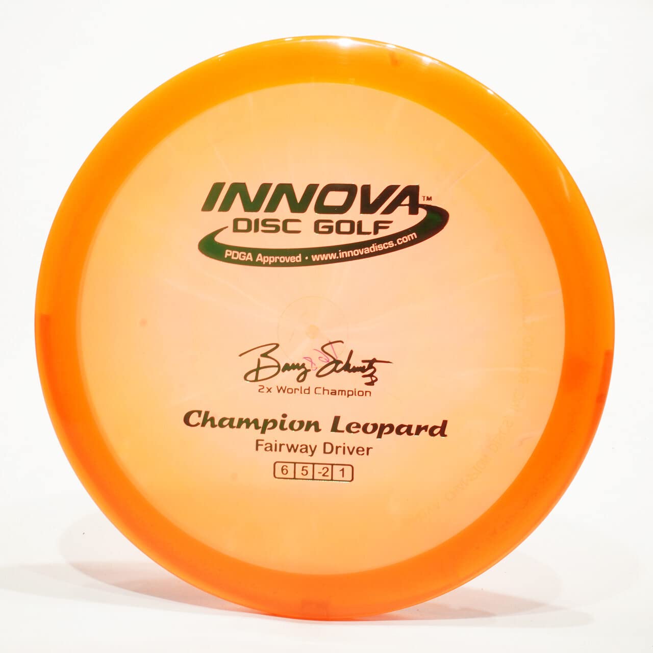 Innova Leopard (Champion) Fairway Driver Golf Disc, Pick Weight/Color [Stamp & Exact Color May Vary] Orange 175-176 Grams