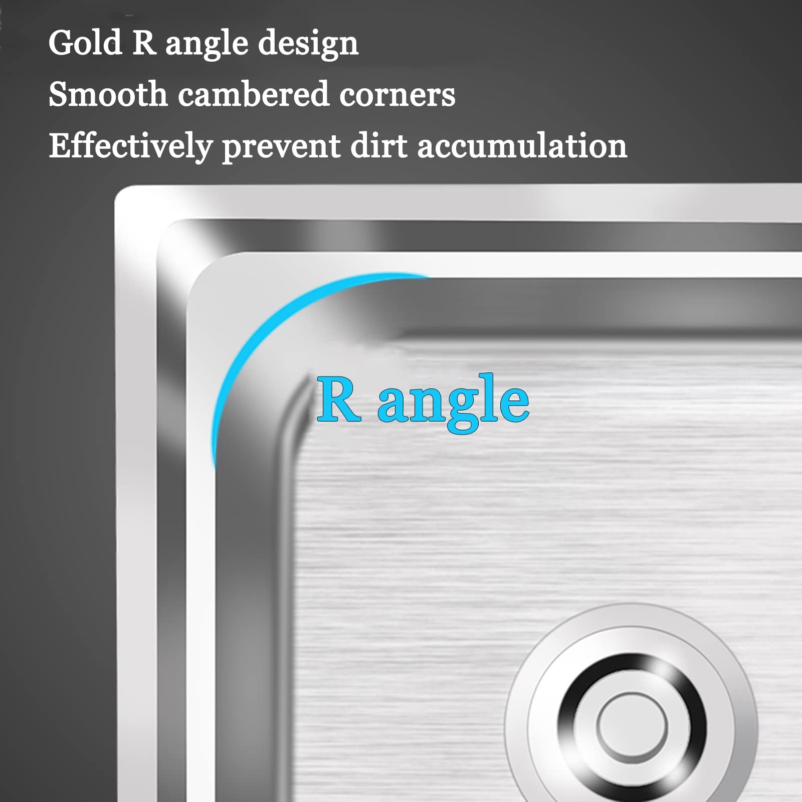 Kitchen Sink for Washing Single Bowl 304 Stainless Steel Utility Sinks Freestanding Outdoor camping dish washing station with Console & Stand for Indoor Garage Kitchen Laundry Room ( Size : 70*46*75cm