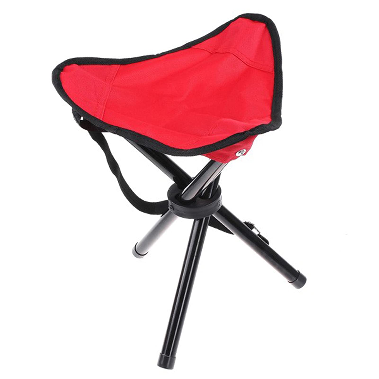 MengK Portable Folding Tripod Chair Camping Fishing Stool