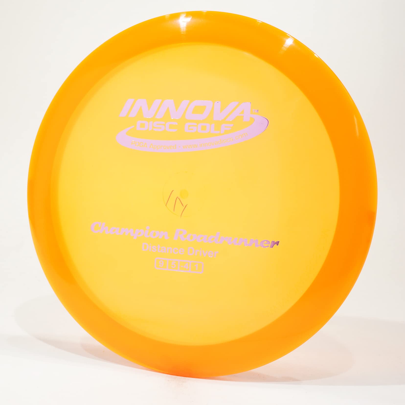 Innova Roadrunner (Champion) Driver Golf Disc, Pick Weight/Color [Stamp & Exact Color May Vary] Orange 170-172 Grams