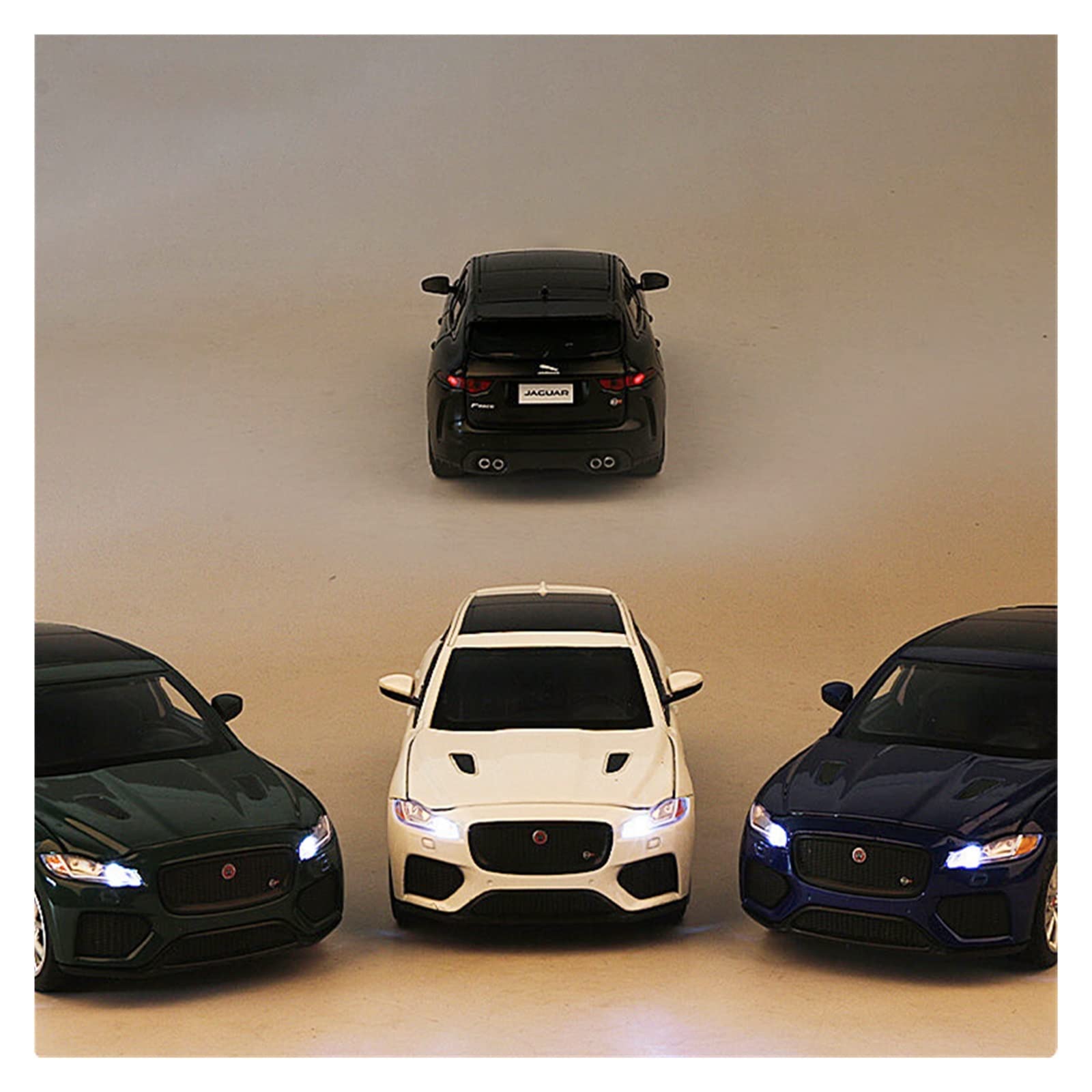 MONEYN Car Models for Jaguar F-PACE SUV 1/32 Alloy Car Model Toy Car Gift Collection Commemorative Ornament (Color : White)