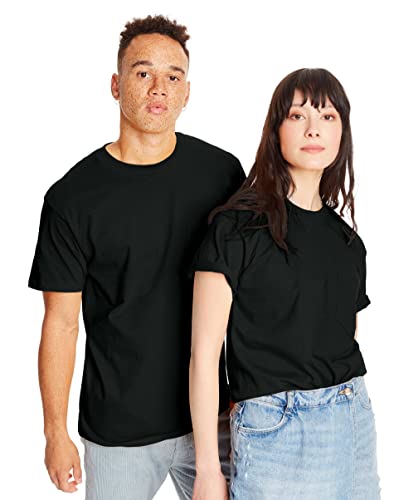 Hanes mens Beefy Short Sleeve Pocket Tee Value Pack (2-pack) fashion t shirts, Navy, 3X-Large US
