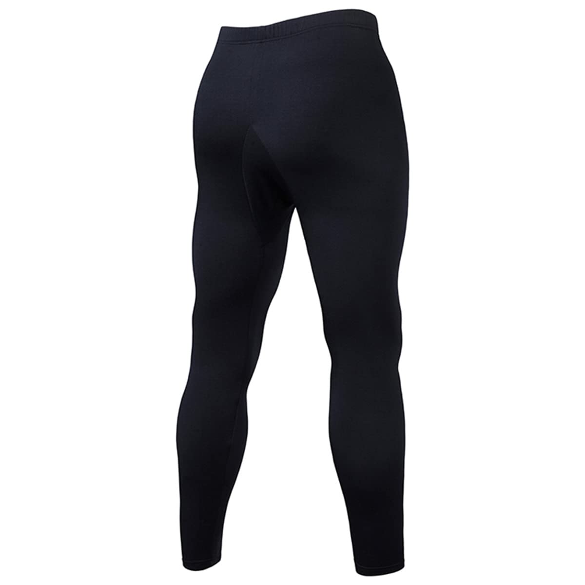 Men's Thermal Underwear Set Ultra Soft Warm Base Layer Long Johns Top and Bottom Set with Fleece Lined (Black,X-Large)