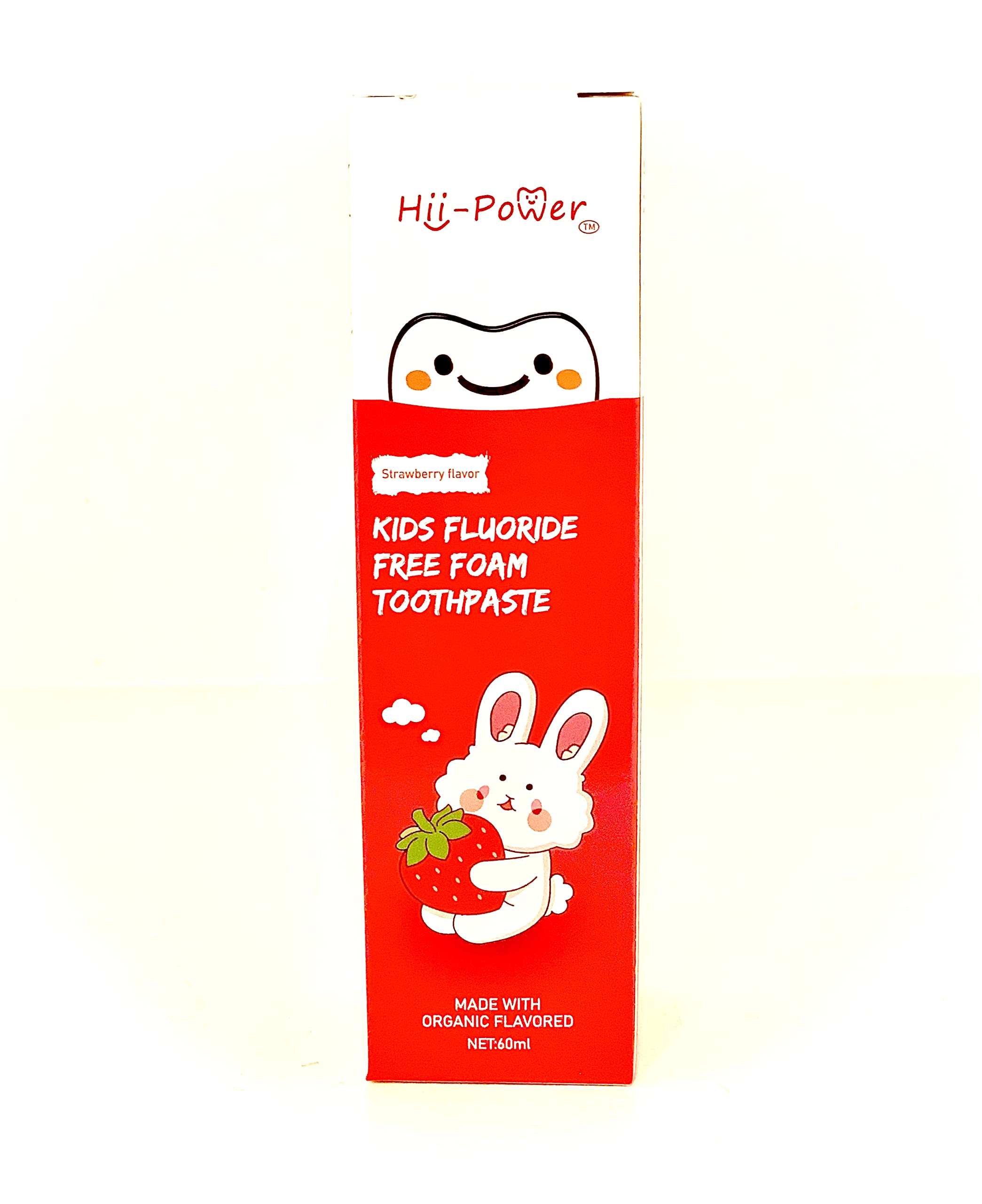 Hii-Power Kids Fluoride Free Foam Toothpaste (Strawberry)