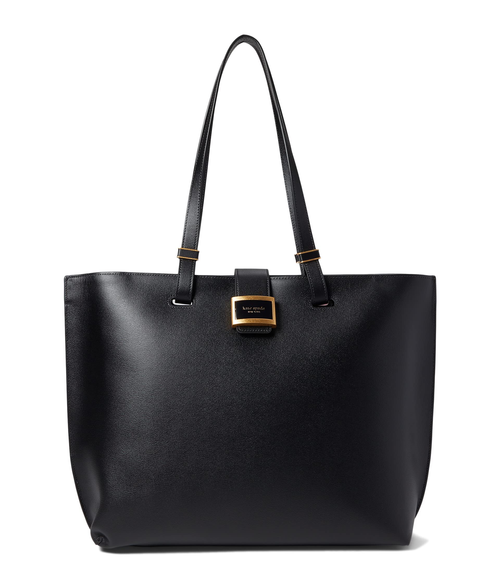 Kate Spade New York Katy Textured Leather Large Work Tote Black One Size