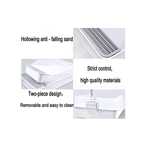 Tfwadmx Pet Small Rabbit Litter Box Toilet, Bunny Rectangle Potty Trainer, Corner Litter Box Pet Pan for Small Animal/Rabbit/Guinea Pig/galesaur/Ferret,etc