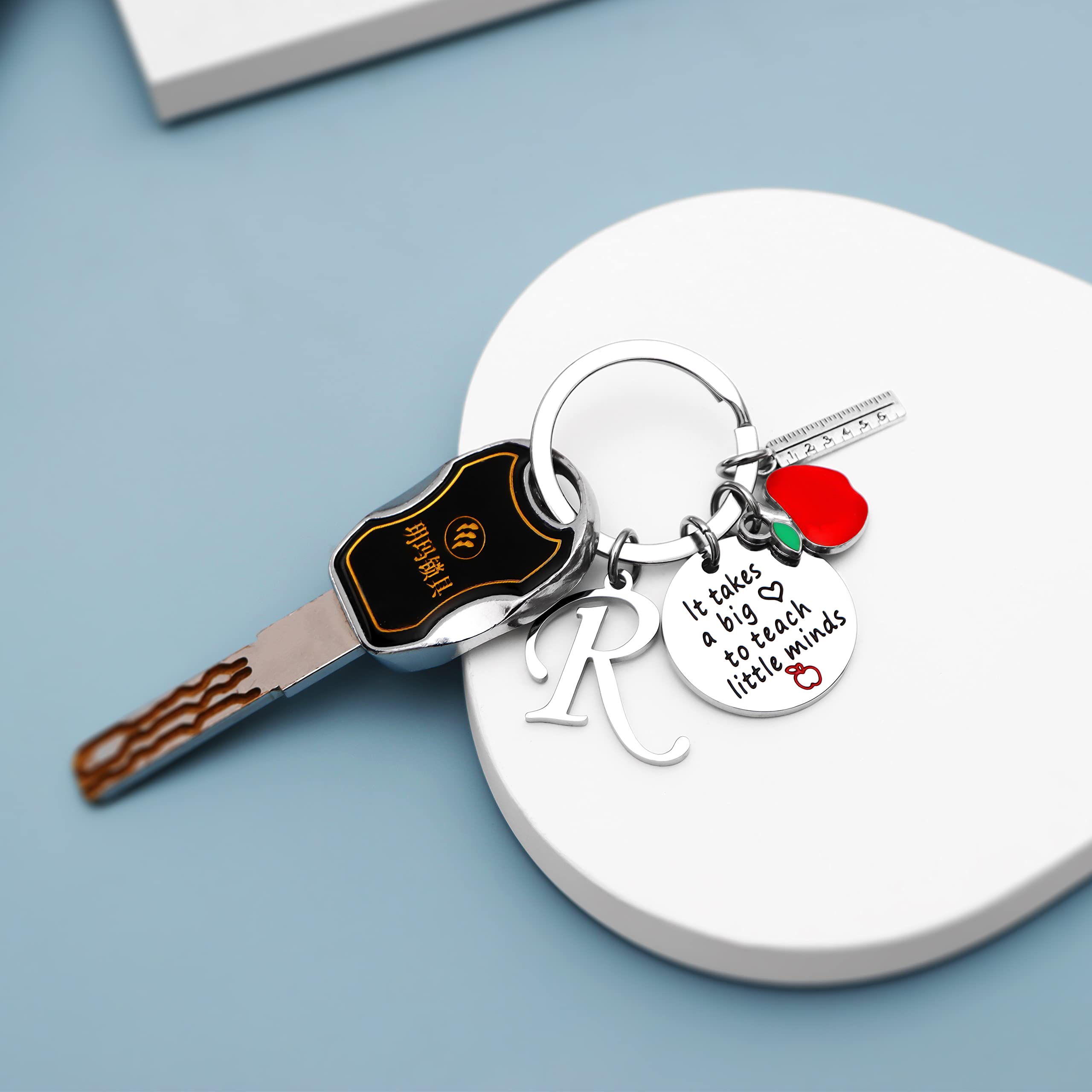 JRXOO Teacher Appreciation Gift Thank You Gift For Teacher Best Teacher Gift Graduation Gift For Teacher Keychain (V)