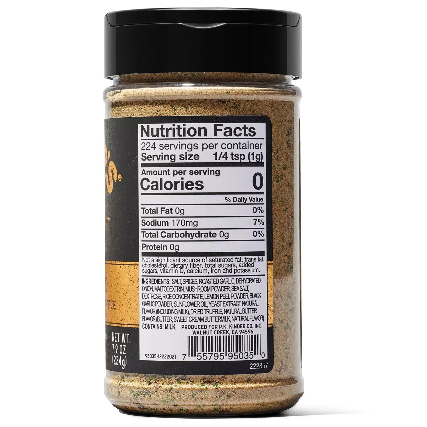 Kinder's Prime Steak with Black Garlic & Truffle Seasoning (7.9 Ounce)