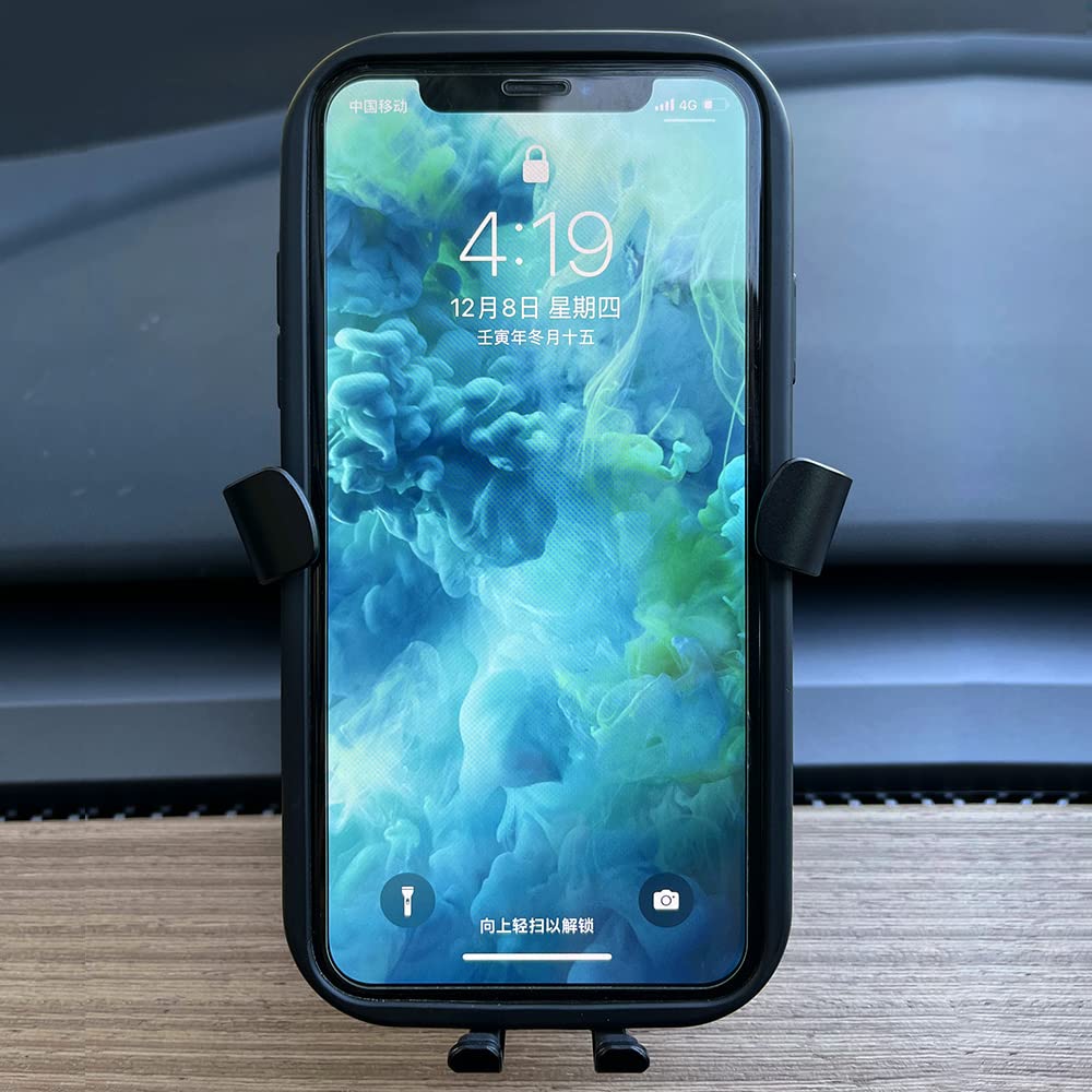PESLIVE EVbase Tesla Phone Mount, Tesla Phone Holder Compatible for Tesla Model 3 & Tesla Y Accessories, Adjustable Universal Car Cell Phone Holder Fit 2016-2023 Tesla Model 3 Model Y (Gravity)