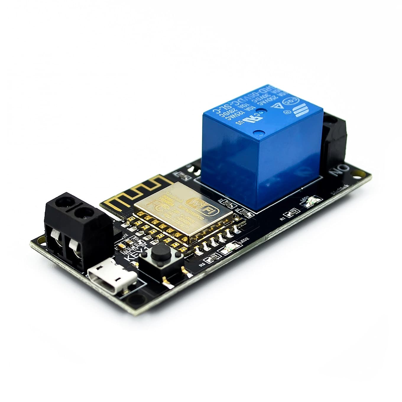 Printer Accesstories 1 pcs Sinilink WiFi Mobile Phone Remote Control Relay Module DC5V Smart Home Phone APP ESP-12F XY-WF5V - (Color: ESP-12F)