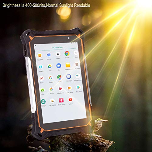 HiDON Factory Rugged Tablet PC NFC, 6G 128G Android 8 inch IPS FHD Sunlight readable IP68 Industrial Computer Drop Proof dust Proof Water Proof