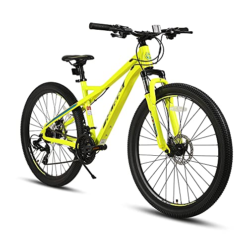 Hiland 26/27.5 Inch Mountain Bike Aluminum Frame 21 Speed MTB Bicycle with Suspension Fork