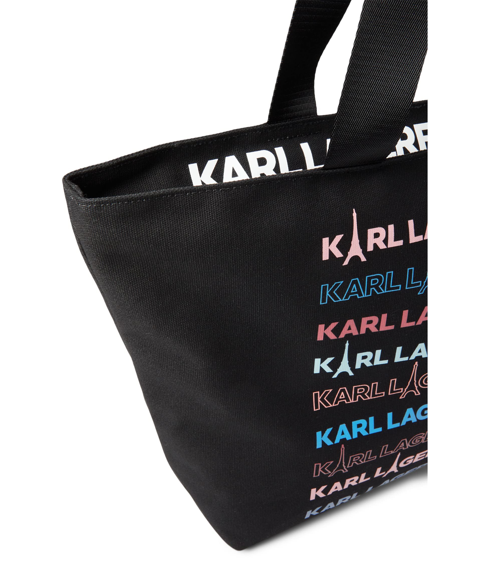 KARL LAGERFELD Paris Kristen Tote Logo Mix Black One Size