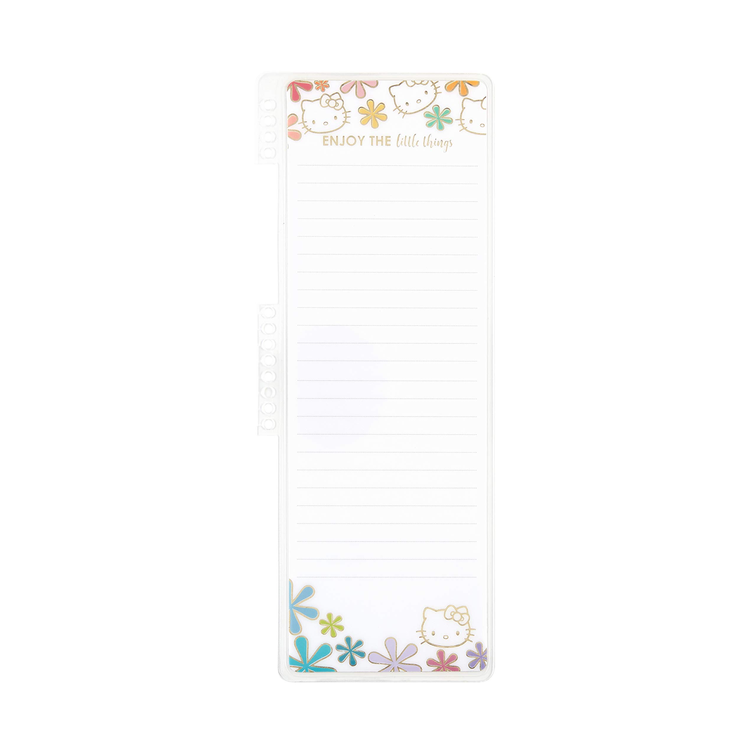 Hello Kitty x Erin Condren Designer Accessories Snap-in Wet Erase to-Do List Dashboard - Reversible, Wet Erase, Repositionable Laminated Reusable Whiteboard for Dry and Wet Erase Markers