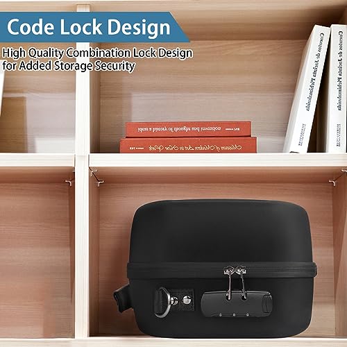 LYAUK Hard Carrying Case with Lock Compatible with Oculus Quest 2 Basic/Elite Version, Touch Controllers, and Other Accessories, Quest 2 Case with Shoulder Strap Suitable for Travel and Home Storage
