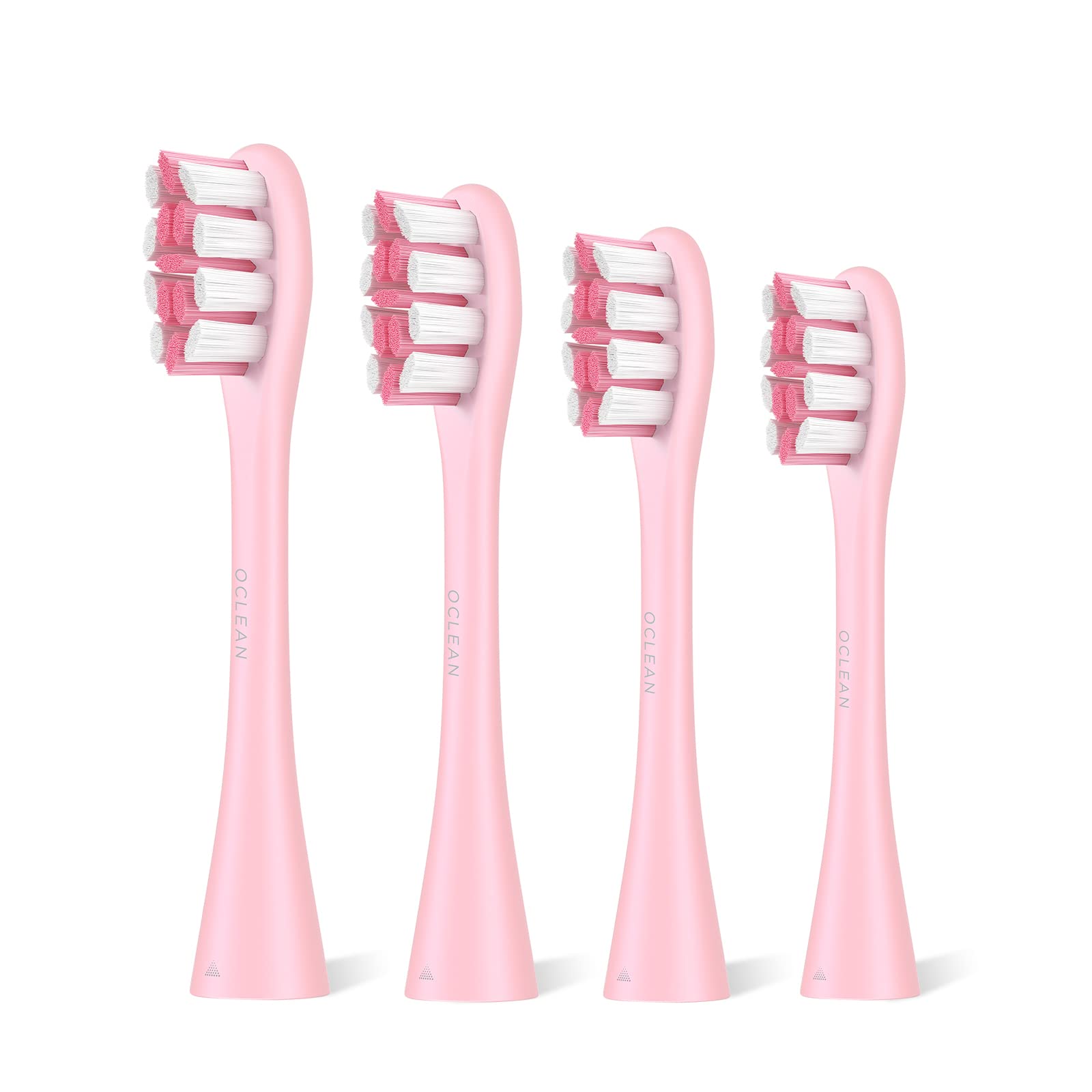 Oclean Replacement Toothbrush Heads, Daily Clean, Compatible with All Oclean Electric Toothbrush (4 Packs, Pink)