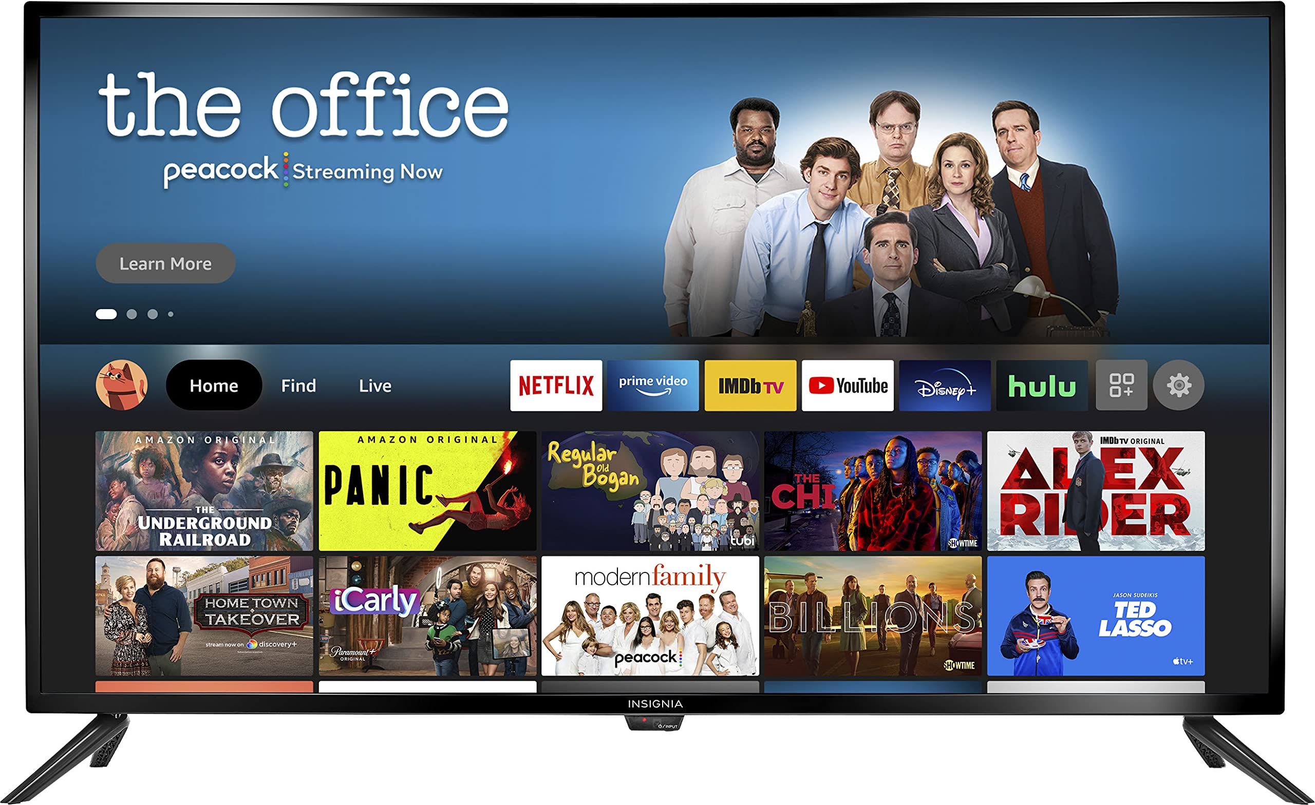 INSIGNIA 42-inch Class F20 Series Smart Full HD 1080p Fire TV (NS-42F201NA22, 2021 Model)