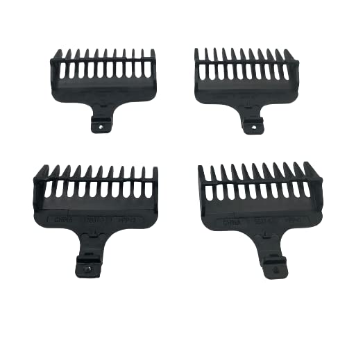 Replacement 4 Piece T Blade Beard Stubble Comb Set (5/16, 3/8, 7/16, 1/2) 02144 for Specific Wahl All in One Lithium Ion Trimmer (See Details for Compatible Models)