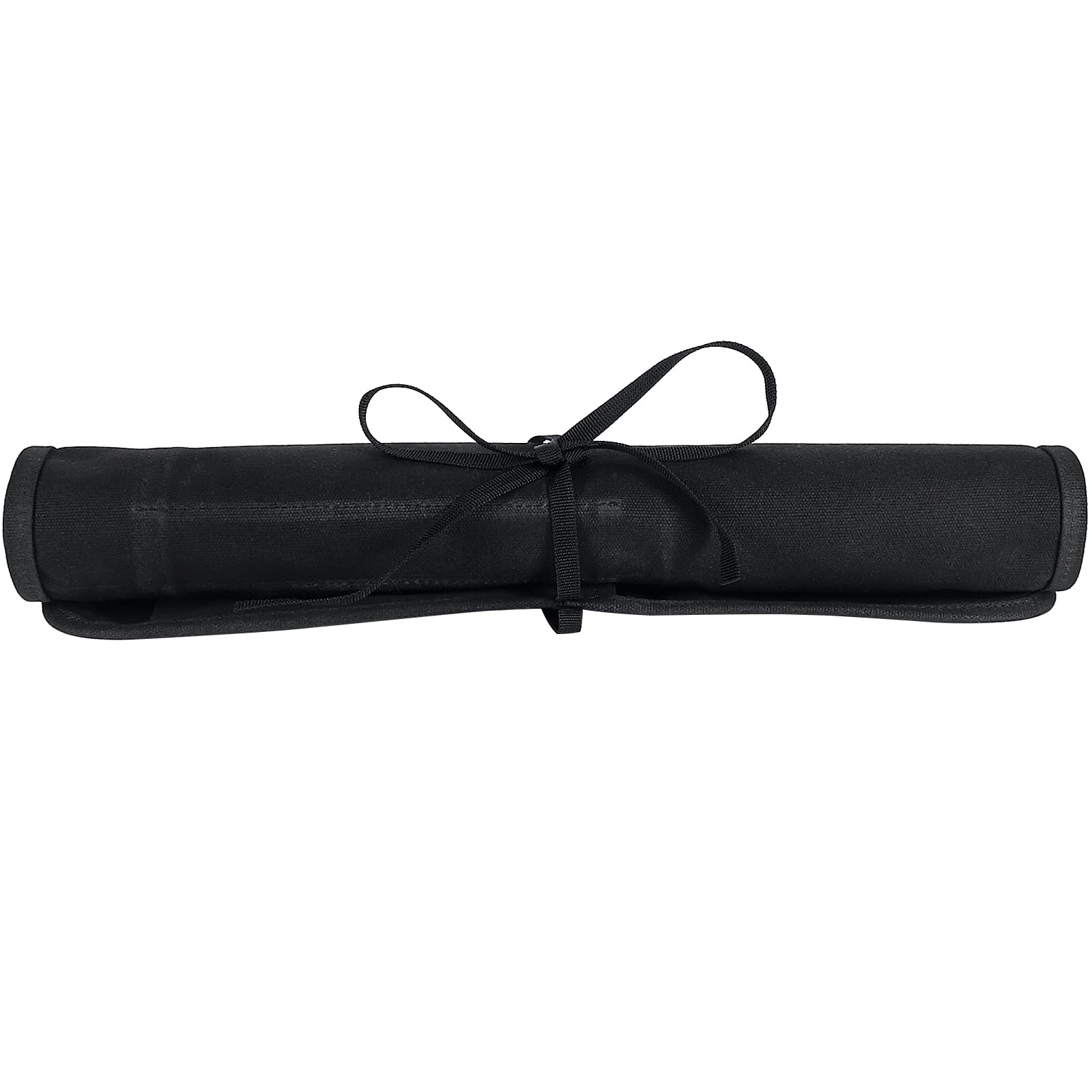 JOINDO Knife Roll Bag, Chef’s Knife Roll Bag, Heavy Duty Chef Knife Roll Bag with 6 Slots, Waxed Canvas Knife Bag Roll, Knife Pouch Holder for Home Kitchen Travel Camping