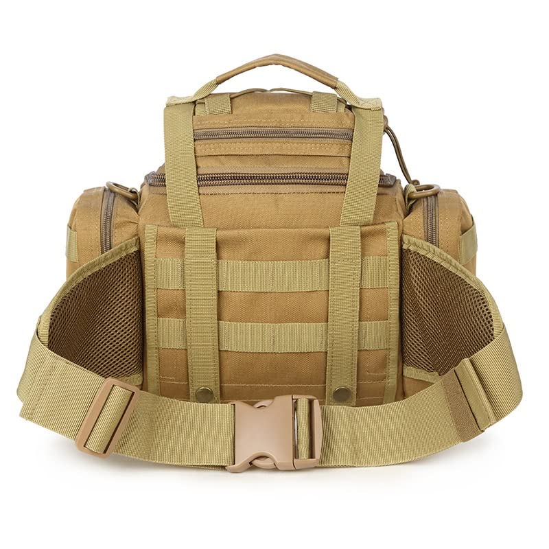 LMMDDP Multifunctional Fishing Gear Bag Outdoor Shoulder Bag Waterproof Camping Camera Bag